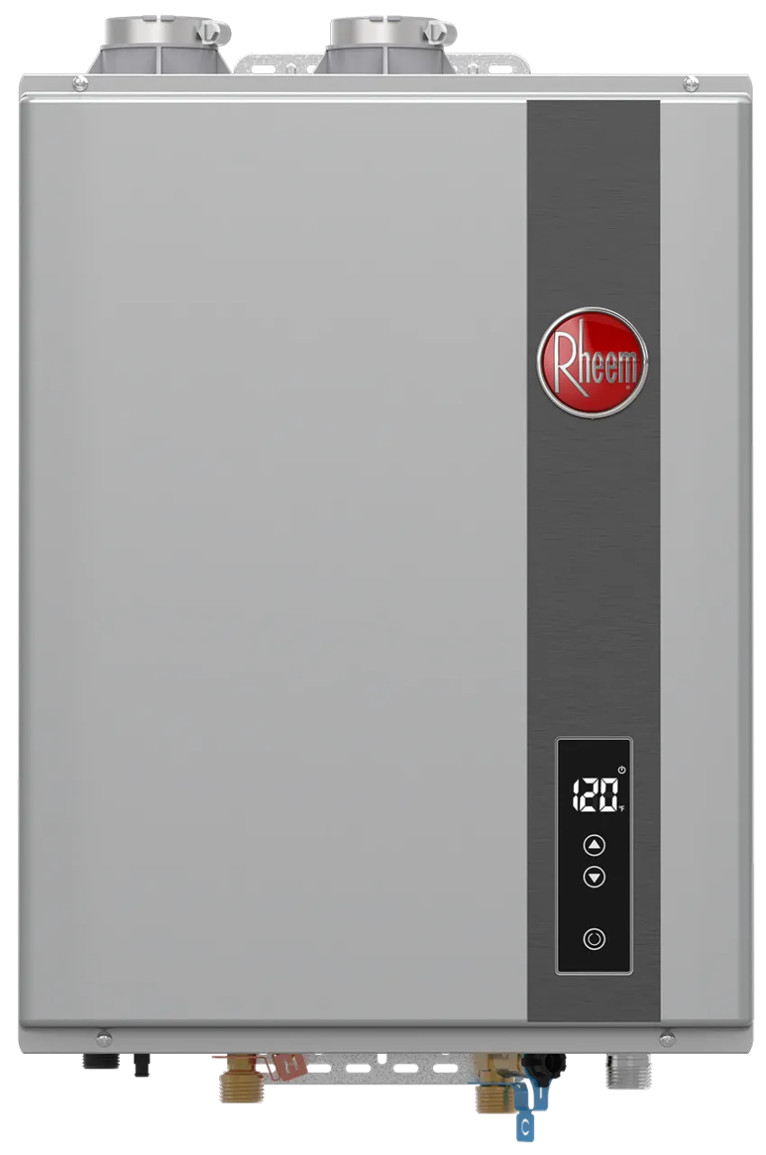 Rheem — Rheem ThermaForce™ Super High Efficiency Condensing Tankless ...