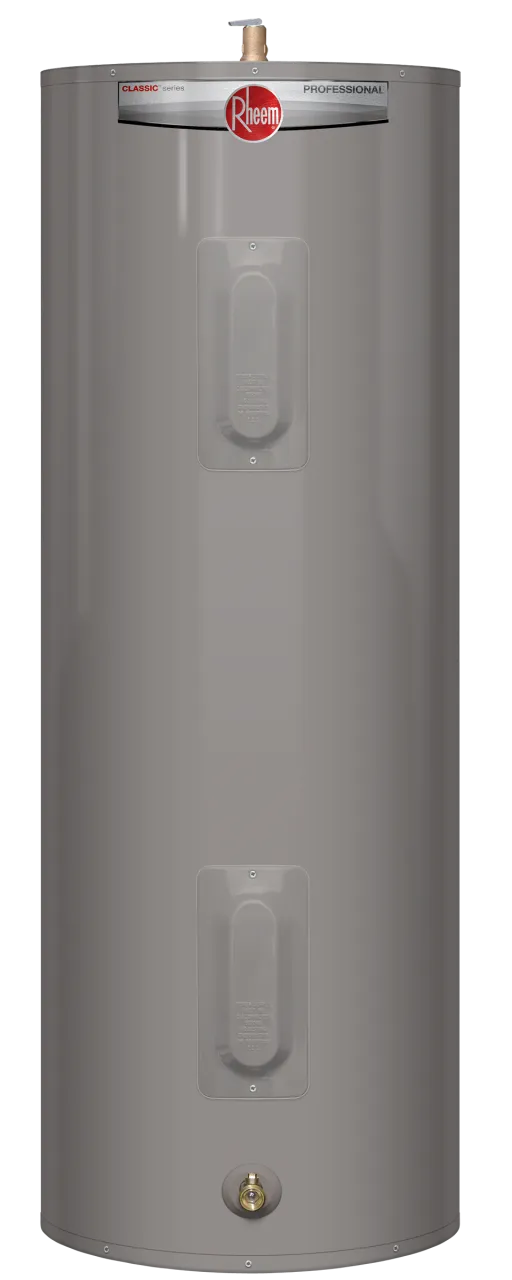 Rheem — Professional Classic Electric Short (Lowboy) with Side Water ...